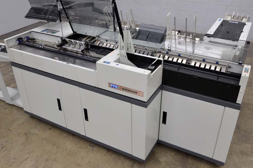 Lot #53: 2001 PFE Automailer 3 with Delivery Conveyor and RIP Computer ...